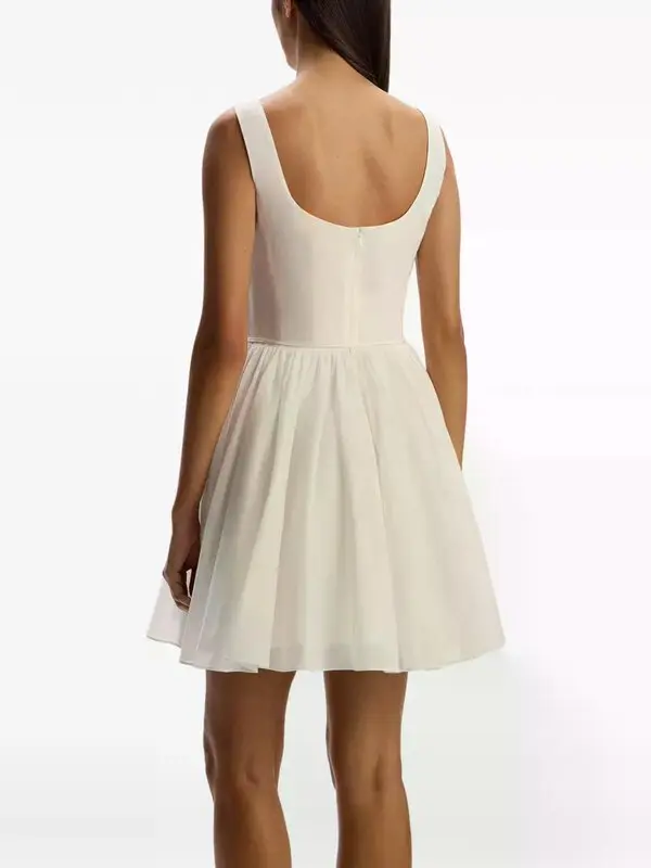 12 STOREEZ Square Neck Mini Dress