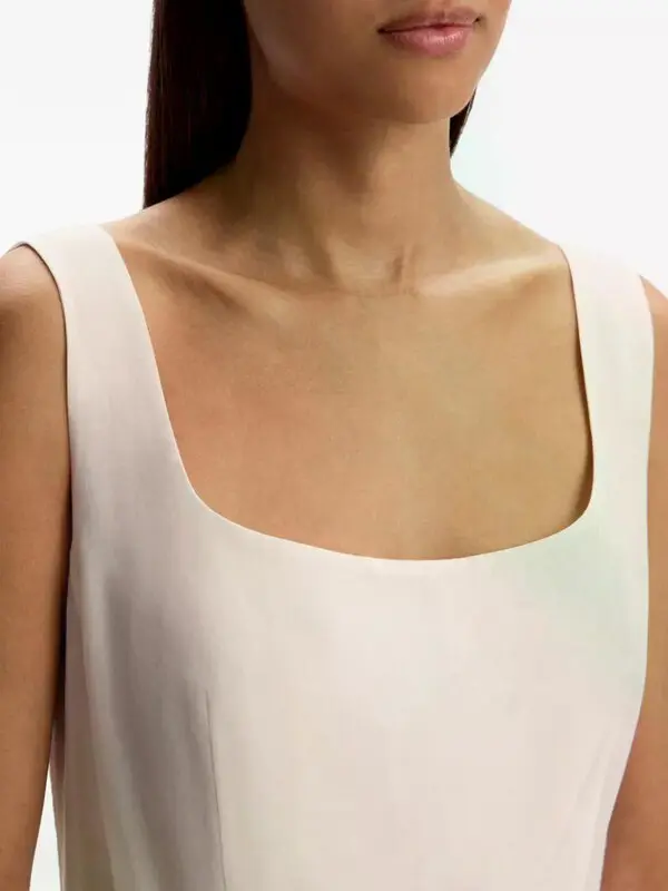 12 STOREEZ Square Neck Mini Dress
