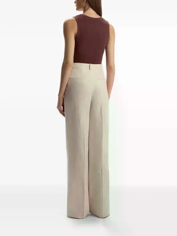 12 STOREEZ Pleated Wide Leg Trousers