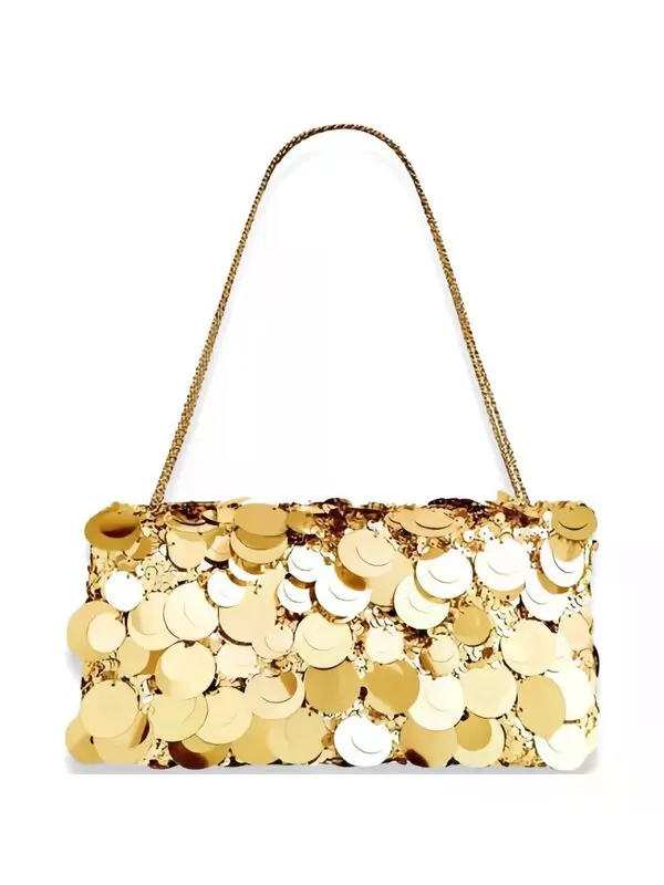 Rabanne Sequin-embellished Shoulder Bag - Gold