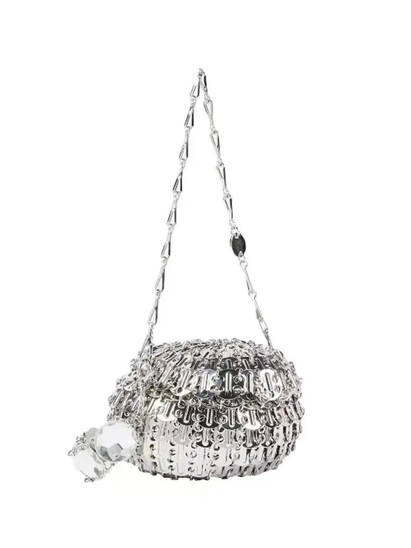 Rabanne Rhinestone-embellished Sphere Shoulder Bag