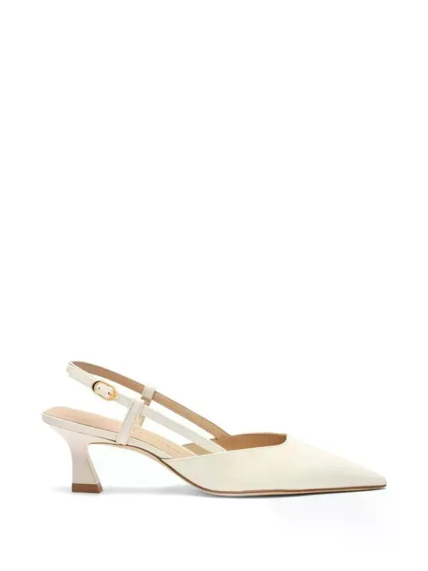 STUART WEITZMAN Vinnie Pointed-toe Sandals - Neutrals