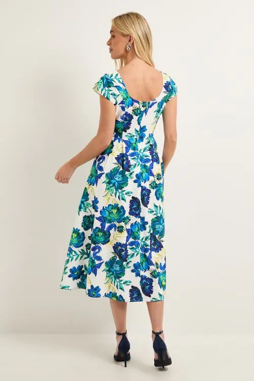 WALLIS Fit & Flare Midaxi Dress