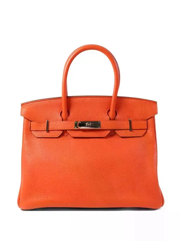 Hermès 30 Birkin Tote Bag - Orange