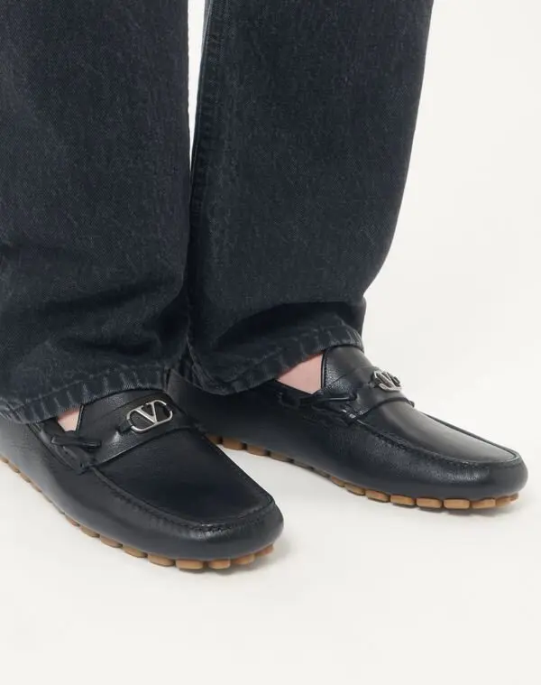 Valentino Garavani Fastaway Driver Loafer - Black