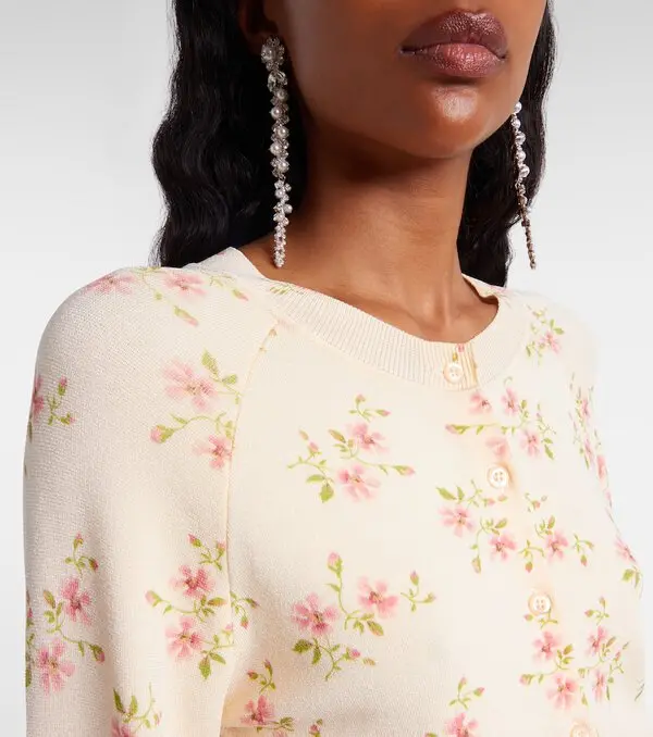 Simone Rocha Floral Cardigan