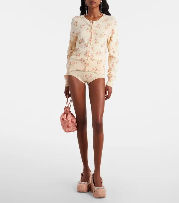 Simone Rocha Floral Cardigan