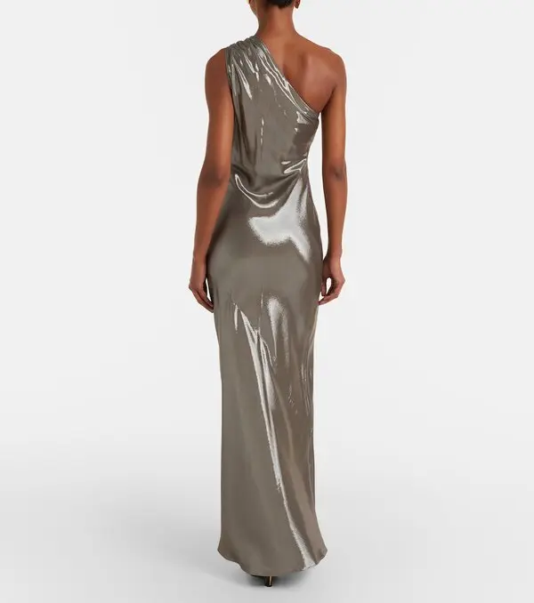 Max Mara Odissea One-shoulder Gown - Silver