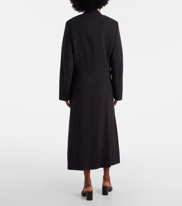 LEMAIRE Wool Crepe Wrap Coat