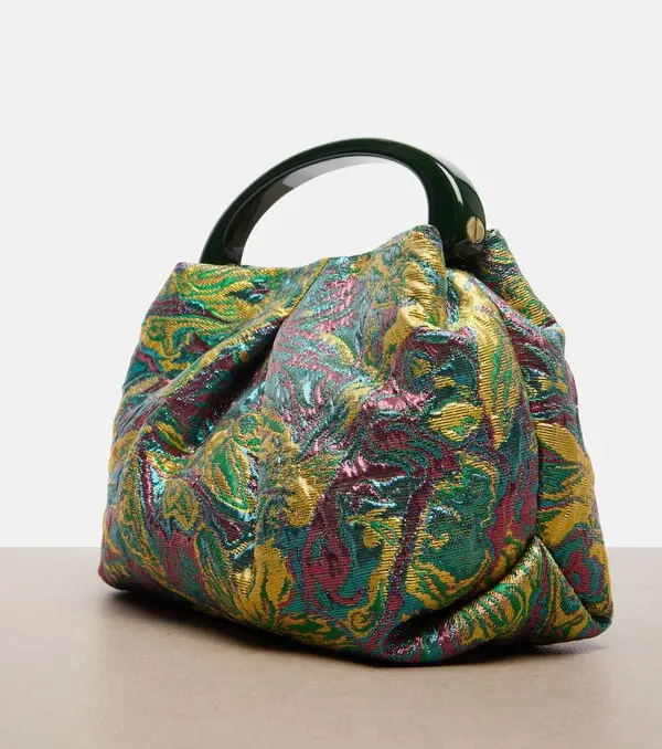 Dries Van Noten Crisp Jacquard Top-handle Bag - Multicoloured