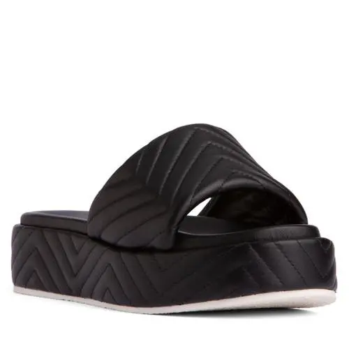 BEAUTIISOLES Deedee Platform Sandal - Black