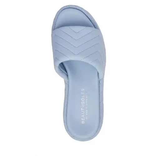 BEAUTIISOLES BY ROBYN SHREIBER Deedee Platform Sandal - Blue