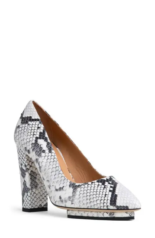 BEAUTIISOLES BY ROBYN SHREIBER Pippa Leather Pump - Python Snake