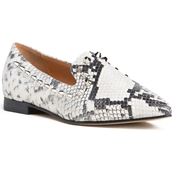 BEAUTIISOLES BY ROBYN SHREIBER Celeste Studded Loafer - Python Snake