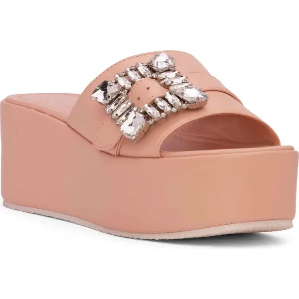 BEAUTIISOLES Dita Platform Sandal - Pink