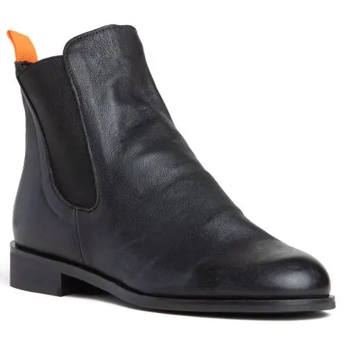 BEAUTIISOLES BY ROBYN SHREIBER Reba Leather Bootie - Black