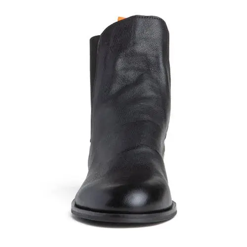 BEAUTIISOLES BY ROBYN SHREIBER Reba Leather Bootie - Black
