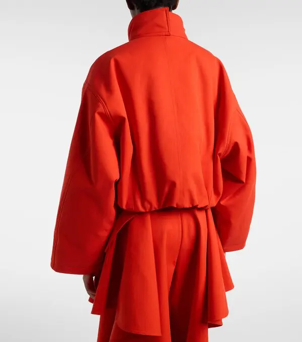 Alaïa Laye Cotton Bomber Jacket
