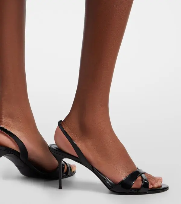 Paris Texas Lidia Patent Leather Slingback Sandals