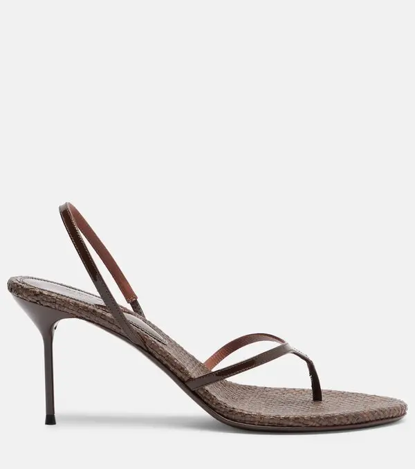 Paris Texas Lidia Patent Leather Thong Sandals