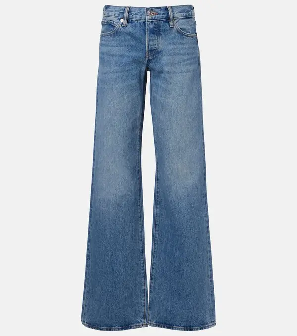 FRAME Wide-leg Jeans - Blue