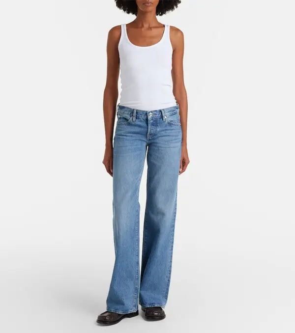 FRAME Wide-leg Jeans - Blue