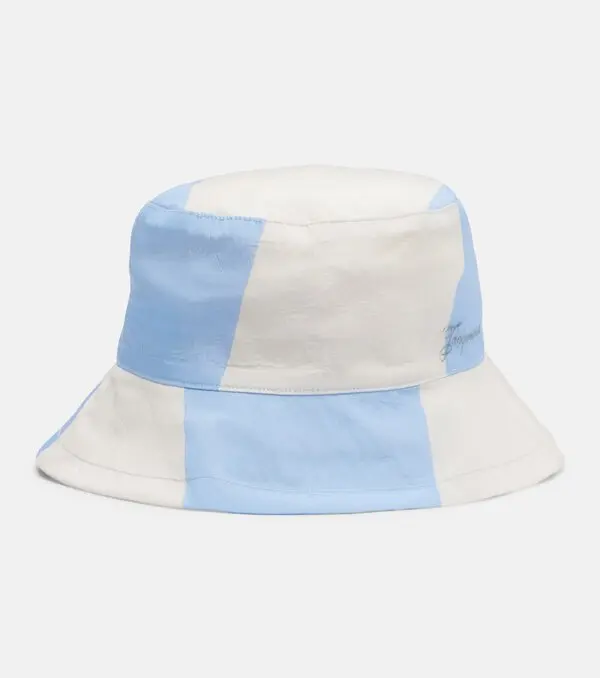 Jacquemus Baluchon Printed Bucket Hat - Blue
