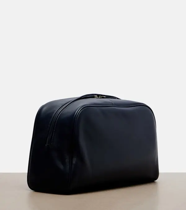 THE ROW Leila Small Leather Clutch - Blue