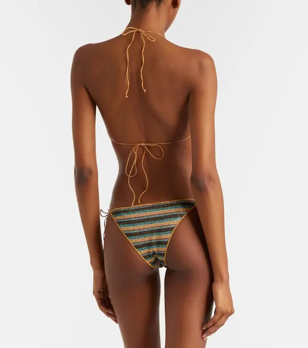 Oseree Lumiere Striped Bikini - Multicoloured