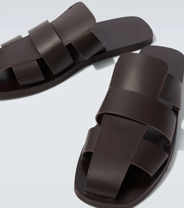 ANCIENT GREEK SANDALS Andreas Leather Fisherman Sandals
