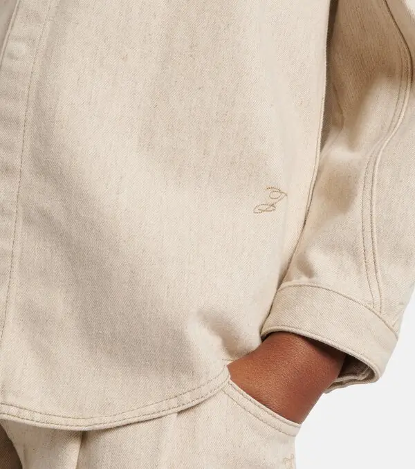 Jacquemus Amelo De-nimes Denim Shirt
