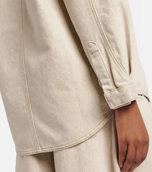 Jacquemus Amelo De-nimes Denim Shirt