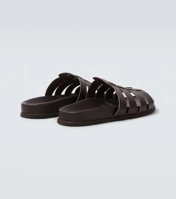 ANCIENT GREEK SANDALS Laodamas Leather Fisherman Sandals