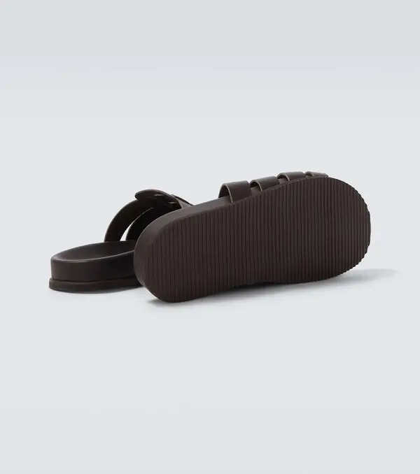 ANCIENT GREEK SANDALS Laodamas Leather Fisherman Sandals