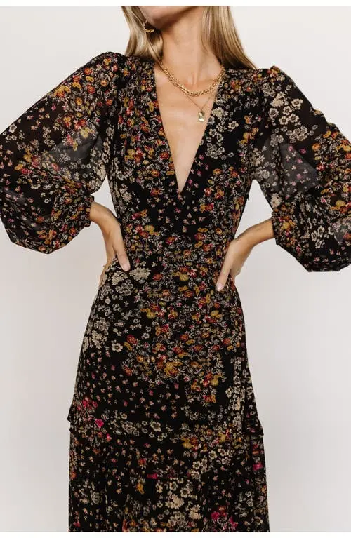 BALTIC BØRN Deep V Maxi Dress
