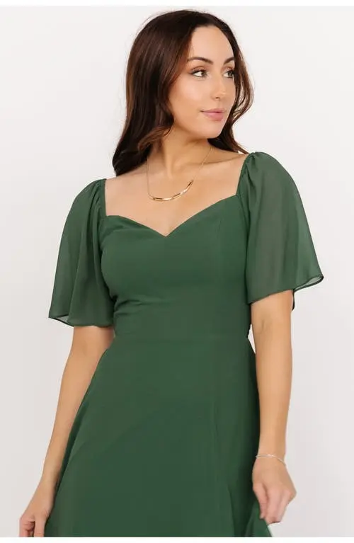 BALTIC BØRN Sierra Sweetheart Maxi Dress - Evergreen