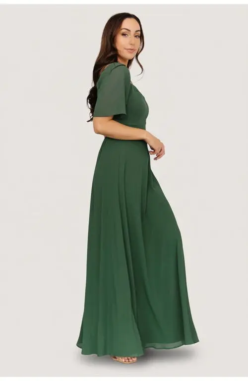 BALTIC BØRN Sierra Sweetheart Maxi Dress - Evergreen