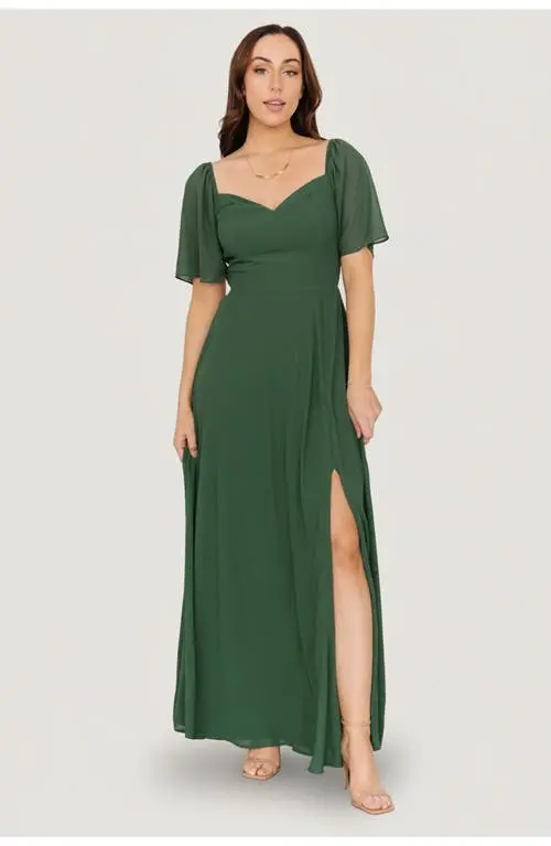 BALTIC BØRN Sierra Sweetheart Maxi Dress - Evergreen