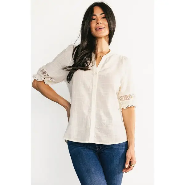 BALTIC BØRN Alba Button Up Top