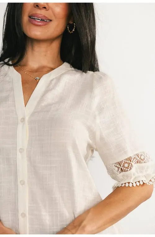 BALTIC BØRN Alba Button Up Top