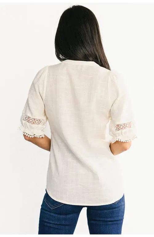BALTIC BØRN Alba Button Up Top