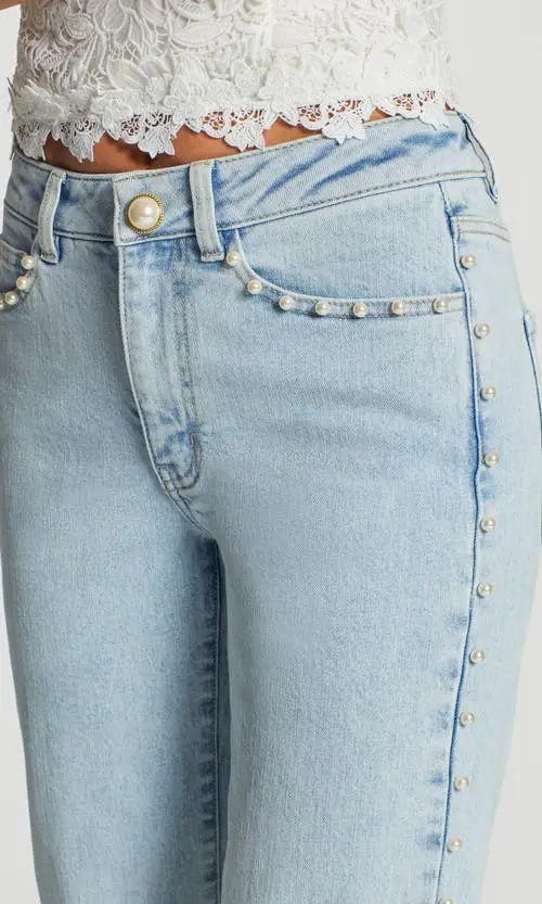 Generation Love Han Pearl Jeans - Blue