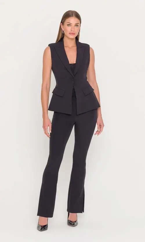 Generation Love Rialto Crepe Sleeveless Blazer