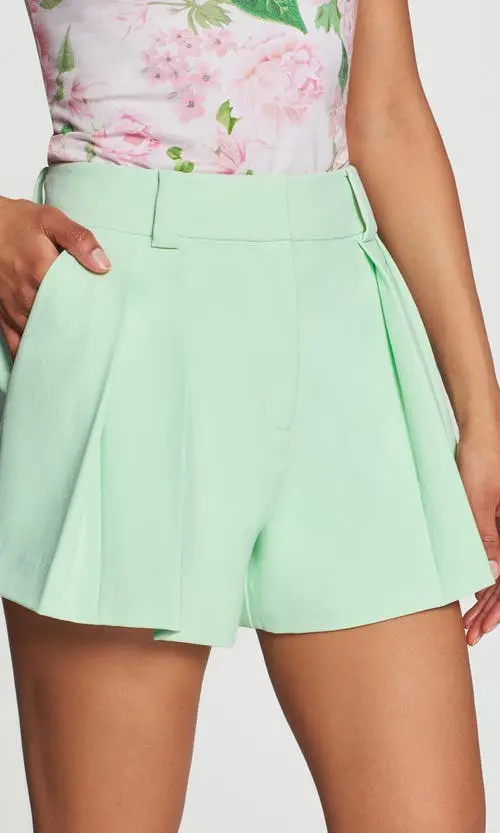 Generation Love Willa Crepe Shorts - Green