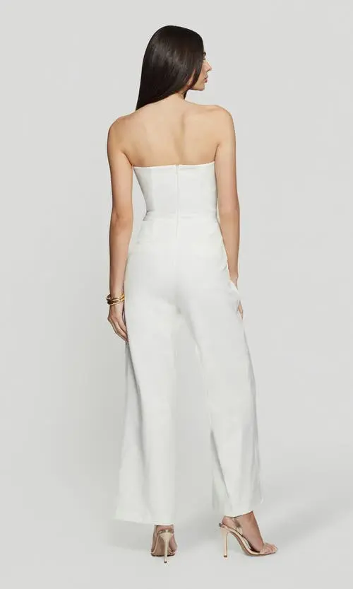 Generation Love Presley Strapless Jumpsuit - White