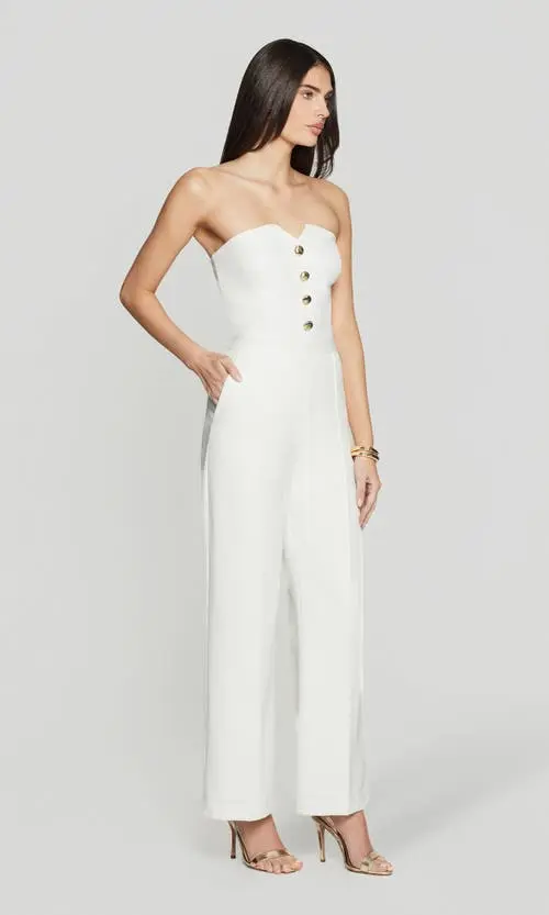 Generation Love Presley Strapless Jumpsuit - White