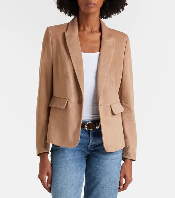 FRAME Suede Blazer