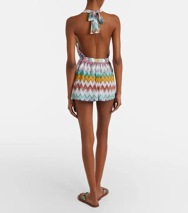 Missoni Zigzag Lame Romper