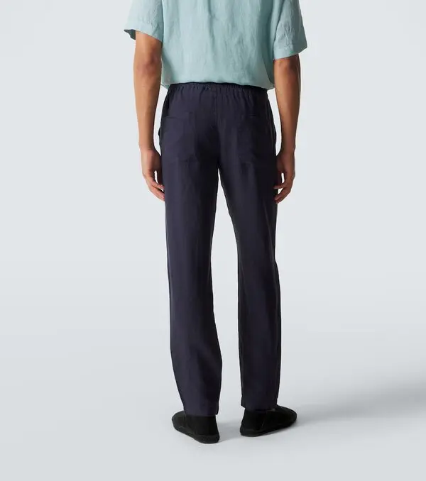 Thom Sweeney Linen Straight Pants