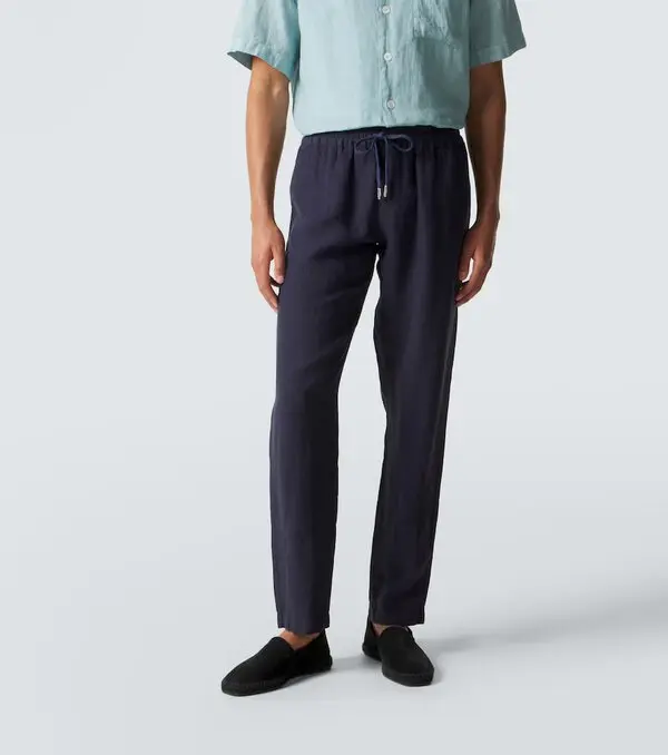 Thom Sweeney Linen Straight Pants